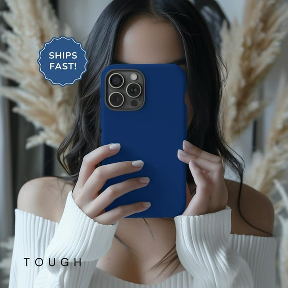 Blue Minimalist MagSafe Phone Case | Aesthetic Modern Design with ...