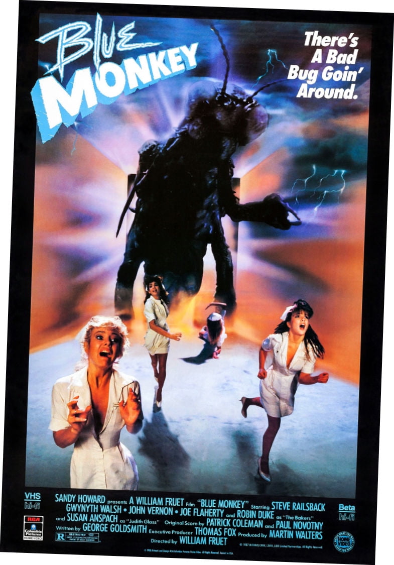 Blue Monkey Movie Poster 16x24 Poster Medium Art Poster 16x24 Unframed ...