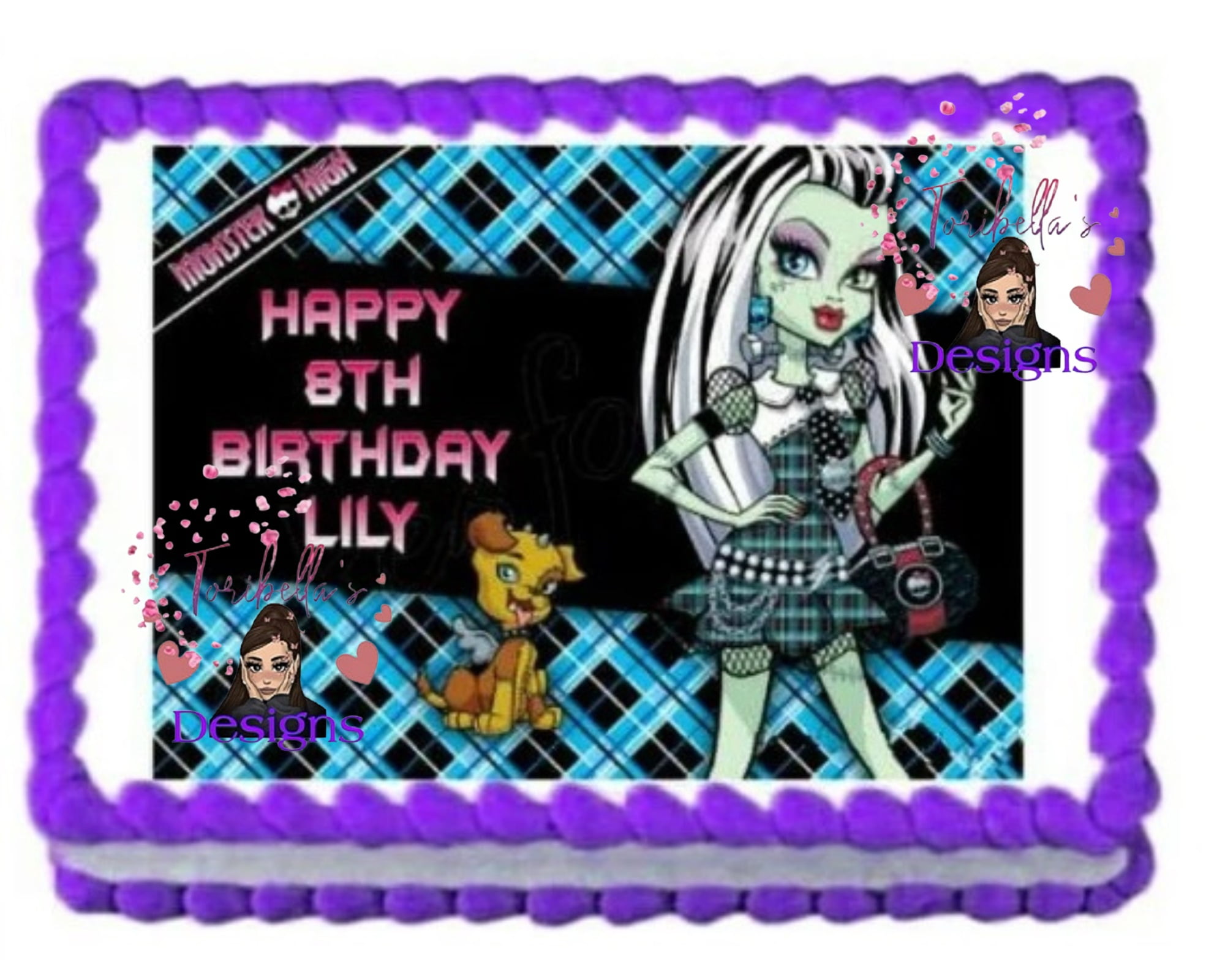 Monster High Sheet Cakes Edible "Monster High" Cake Sheet Perfect