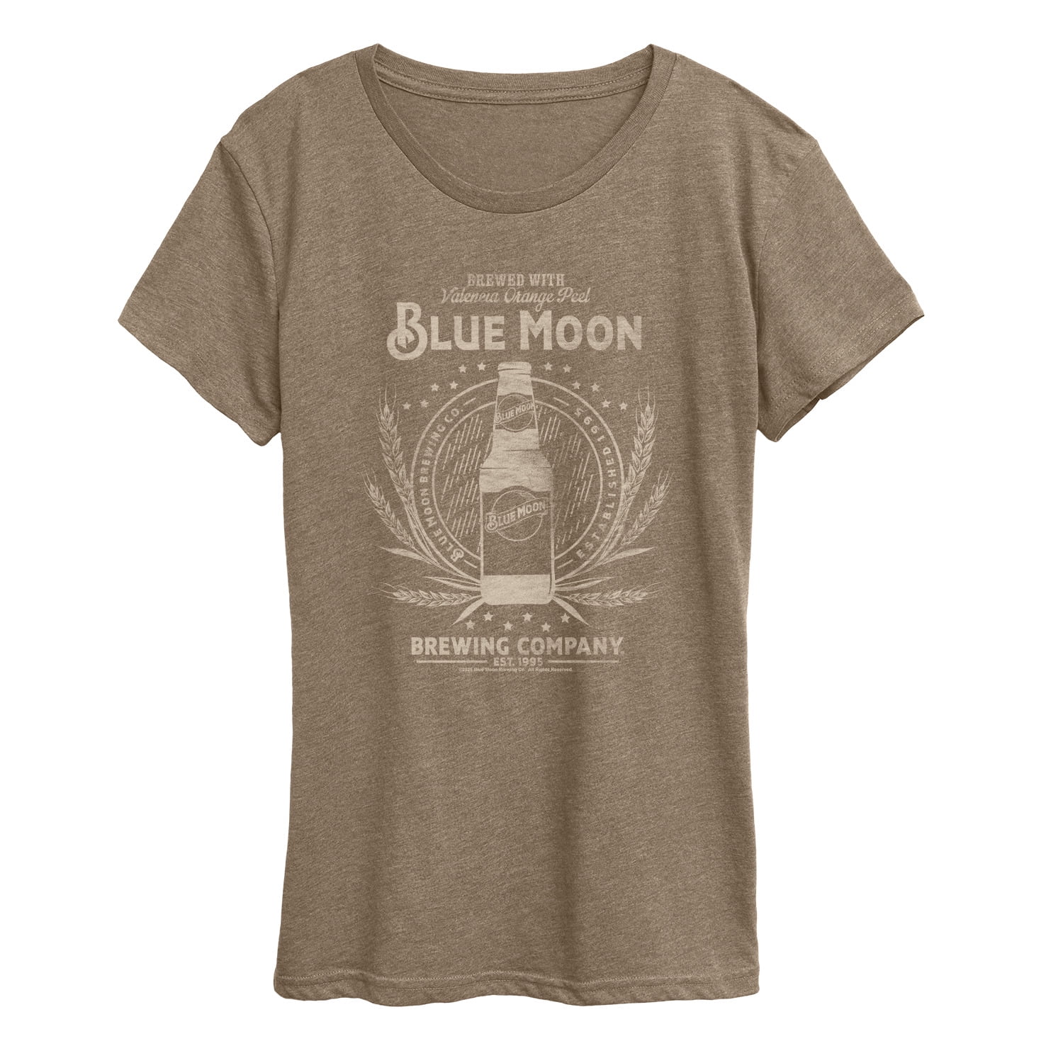 Blue Moon - Artfully Crafted - Women's Short Sleeve Graphic T-Shirt ...