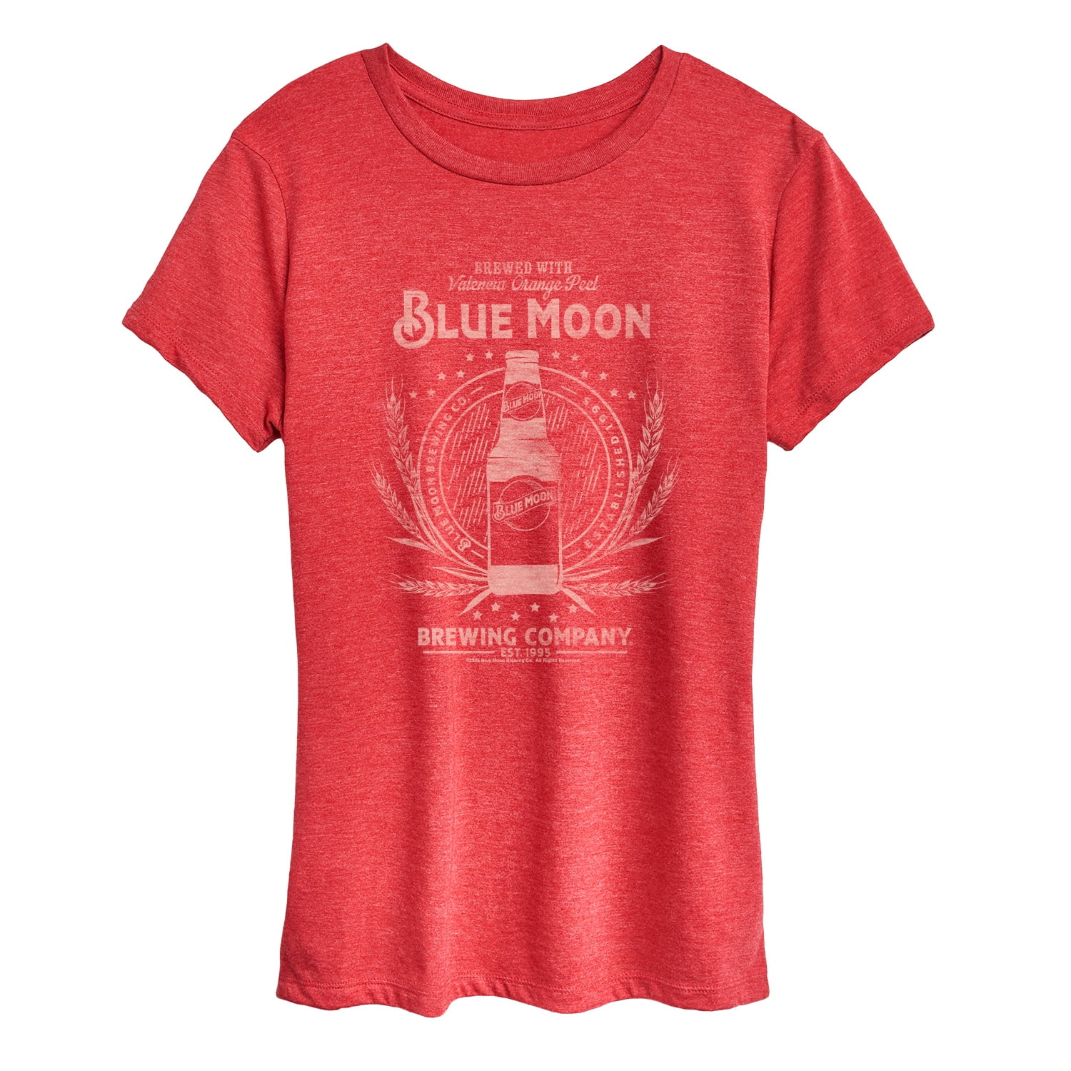 Blue Moon - Artfully Crafted - Women's Short Sleeve Graphic T-Shirt ...