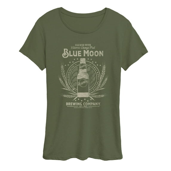 Blue Moon - Artfully Crafted - Women's Short Sleeve Graphic T-Shirt ...