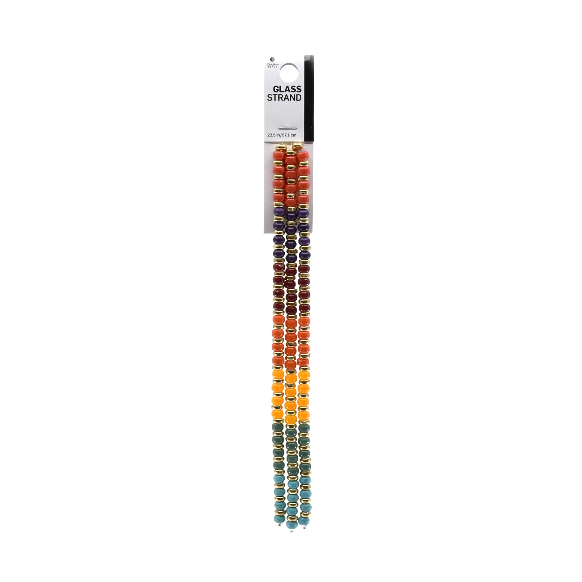 Blue Moon Beads Multi-Color Glass Bead Strand, 22.5 inches - Walmart.com