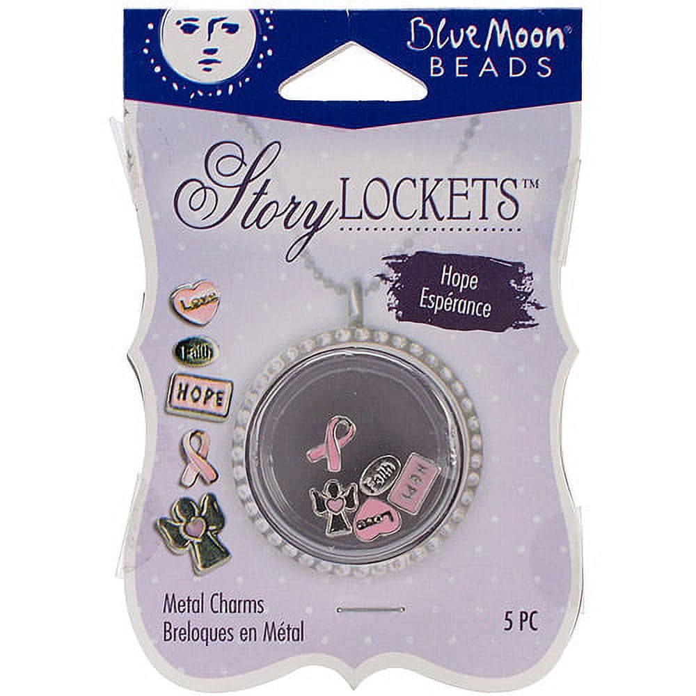 Blue Moon Beads Story Lockets Metal Assortment Charm, 5 Piece - Walmart.com