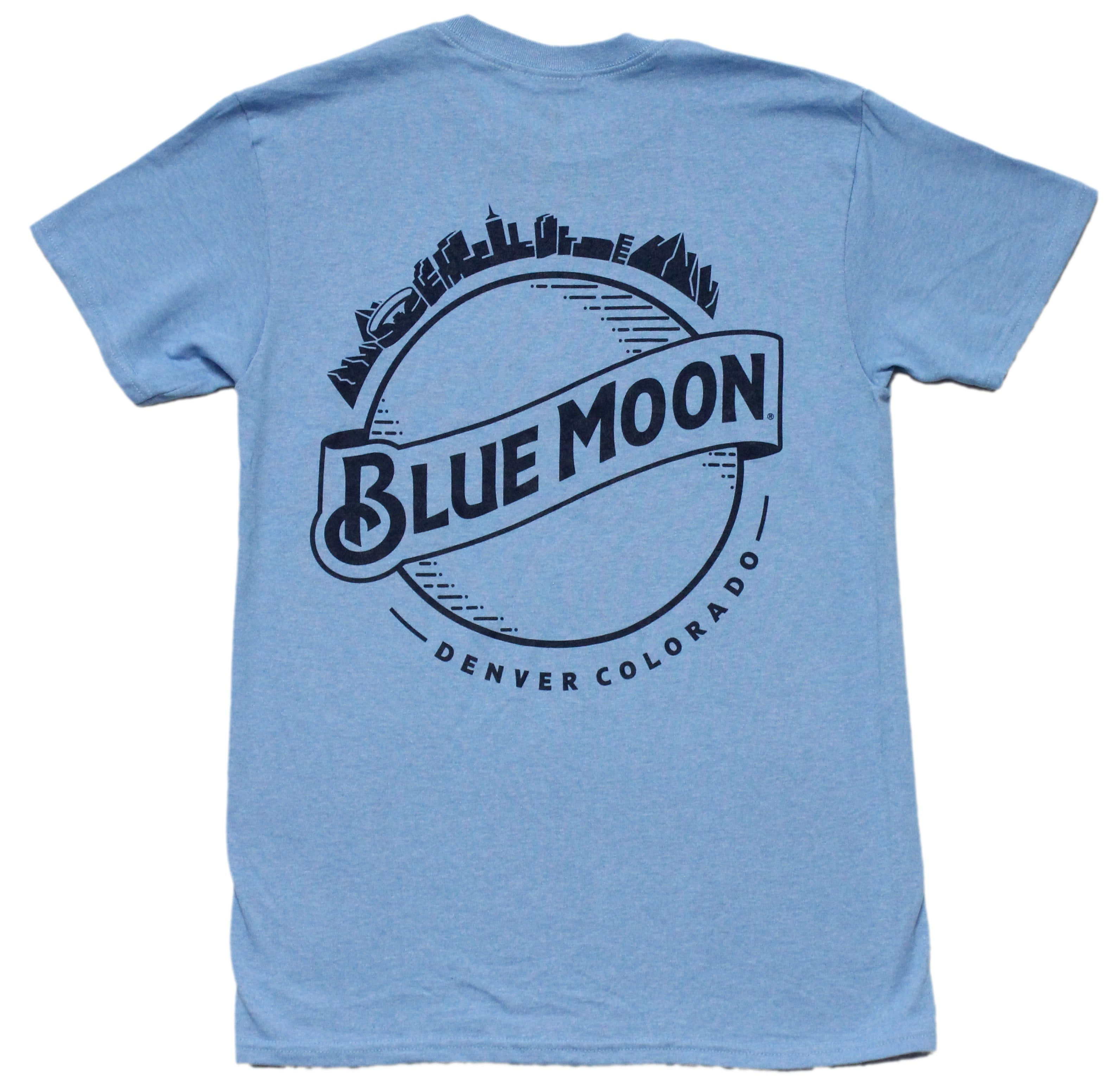 Blue Moon Brewing Co. Mens T-shirt - Denver Colorado Lapel Logo (Small ...