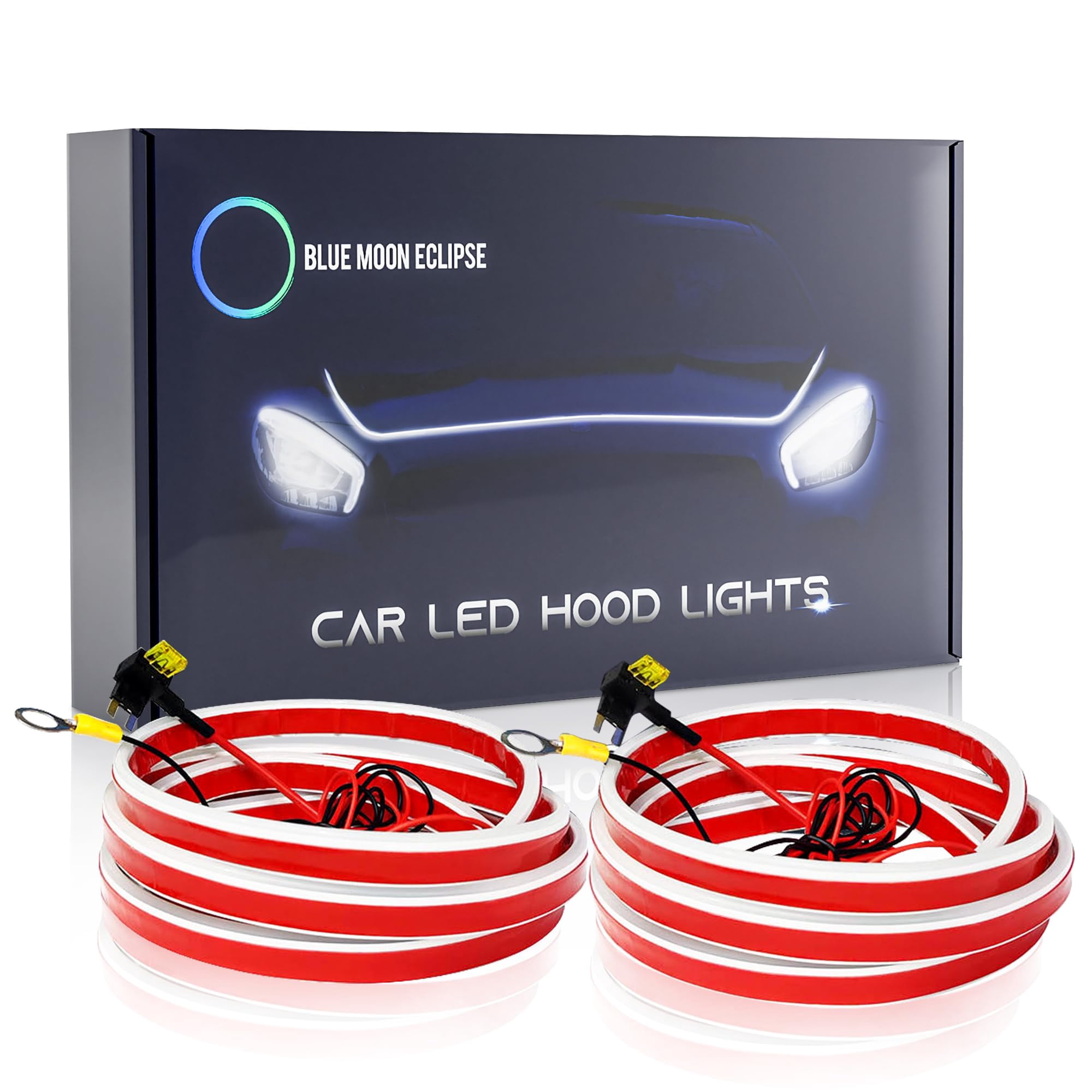 Blue Moon Eclipse 2 Pack 71 inch Car Hood Light Strip - Flexible Lights ...