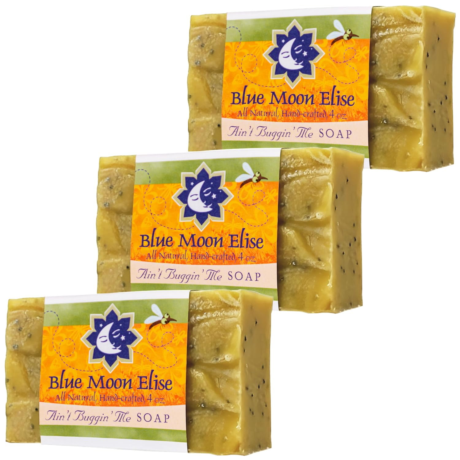 Blue Moon Elise Ain't WHF2 Buggin Me Citronella Soap - Handmade Soap Made with Pure Citronella ...