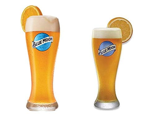 Blue Moon Mixed Size Glass Set - 16 & 23 Ounce Set - Walmart.com