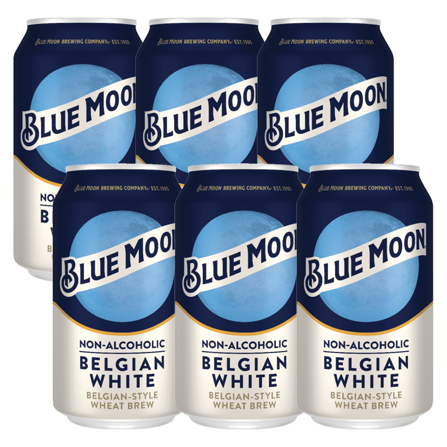 Blue Moon Non-Alcoholic Belgian Style Wheat Beer - Dealcoholized NA ...