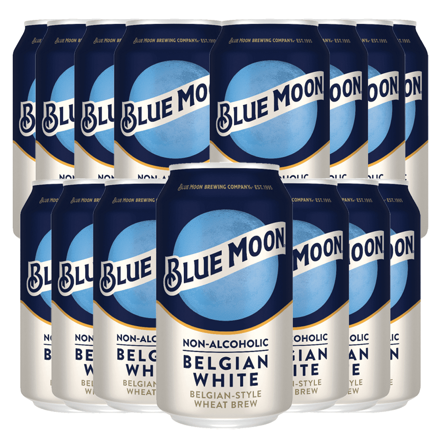 Blue Moon Non-Alcoholic Belgian Style Wheat Beer - Dealcoholized NA ...
