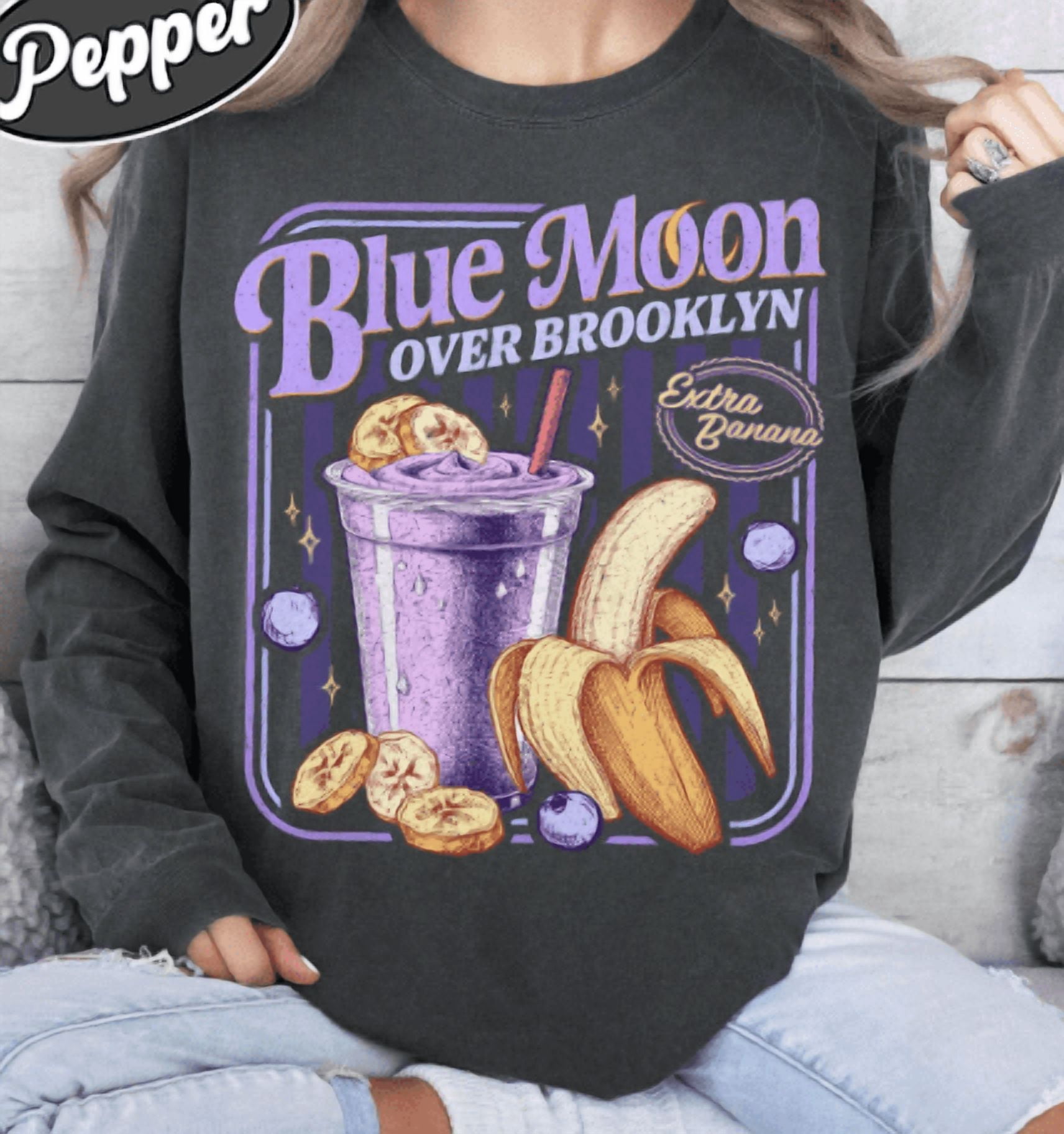 Blue Moon Over Brooklyn Sweatshirt, Heated Rivalry Extra Banana ...