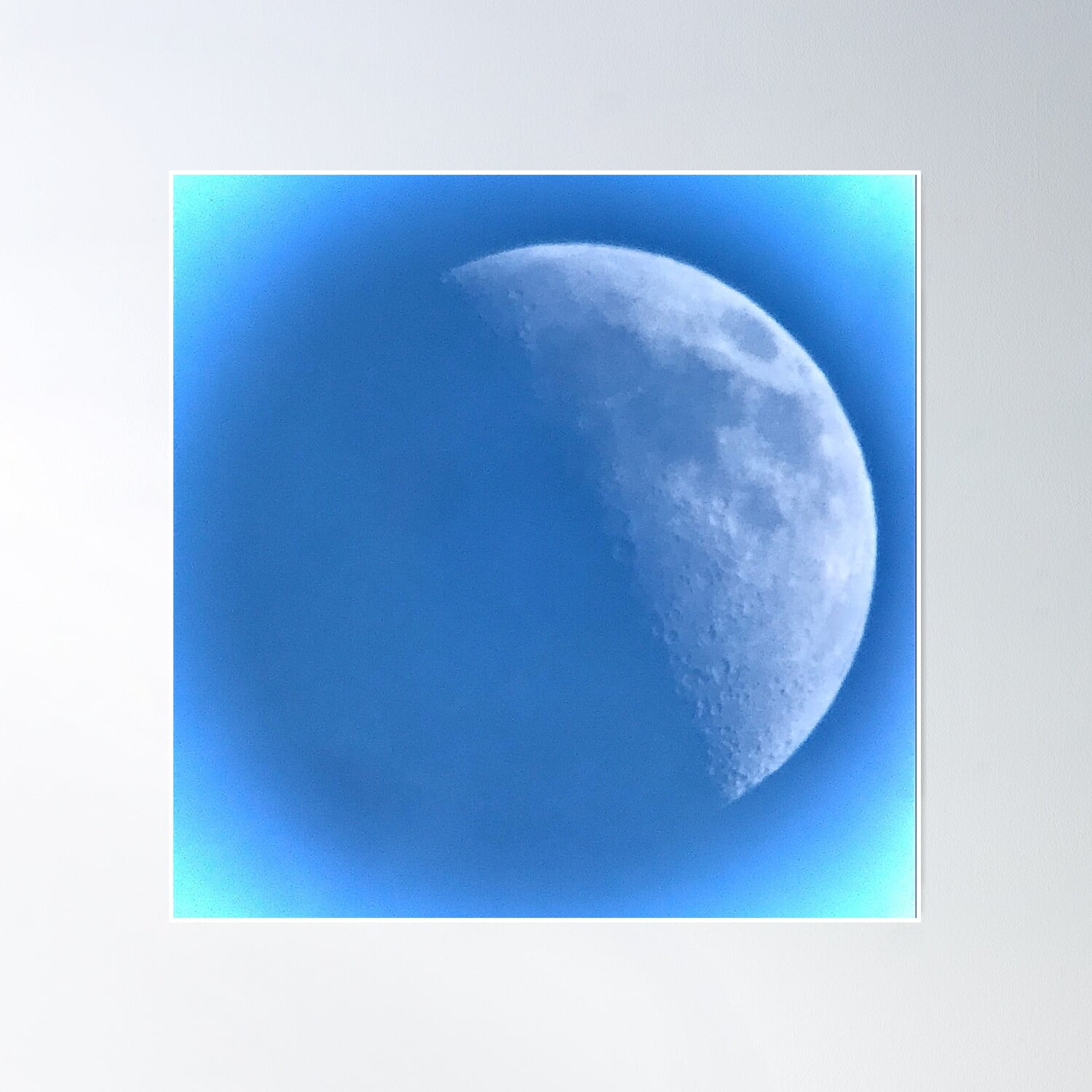 Blue Moon Poster Wall Art, Modern Wall Decor, 16x16 UNFRAMED - Walmart.com