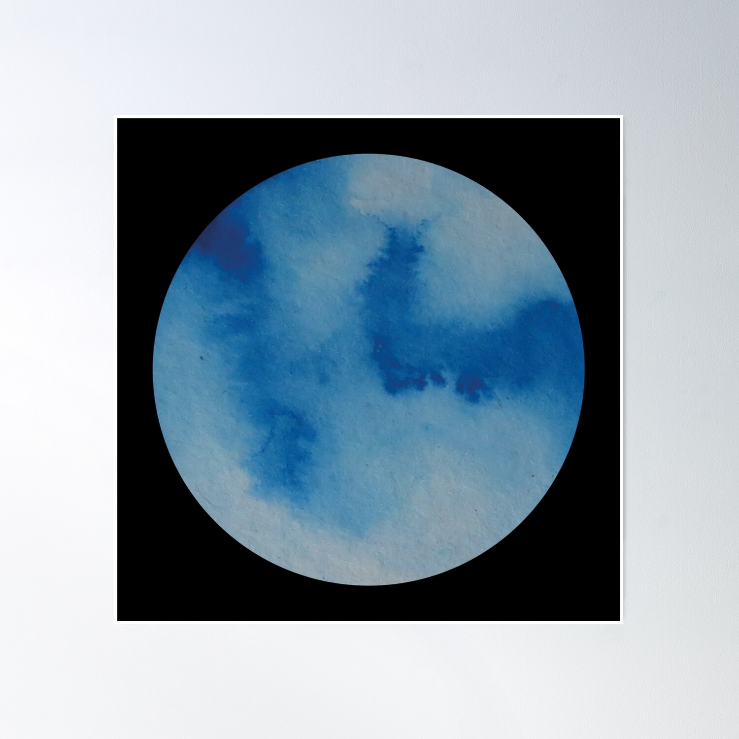 Blue Moon Poster Wall Art, Modern Wall Decor, 16x16 UNFRAMED - Walmart.com