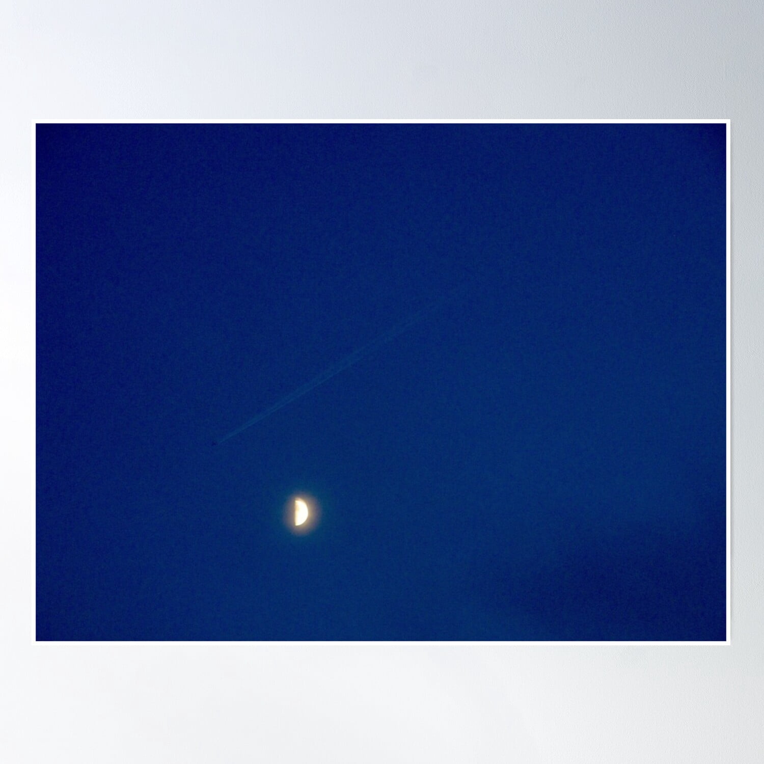 Blue Moon Poster Wall Art, Modern Wall Decor, 16x24 UNFRAMED - Walmart.com