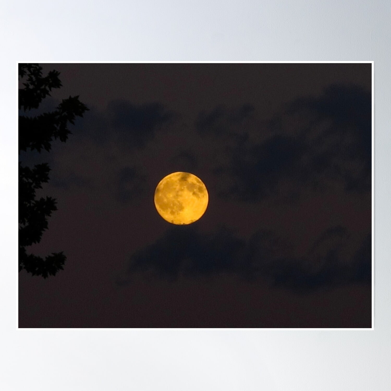 Blue Moon Poster Wall Art, Modern Wall Decor, 8x12 UNFRAMED - Walmart.com