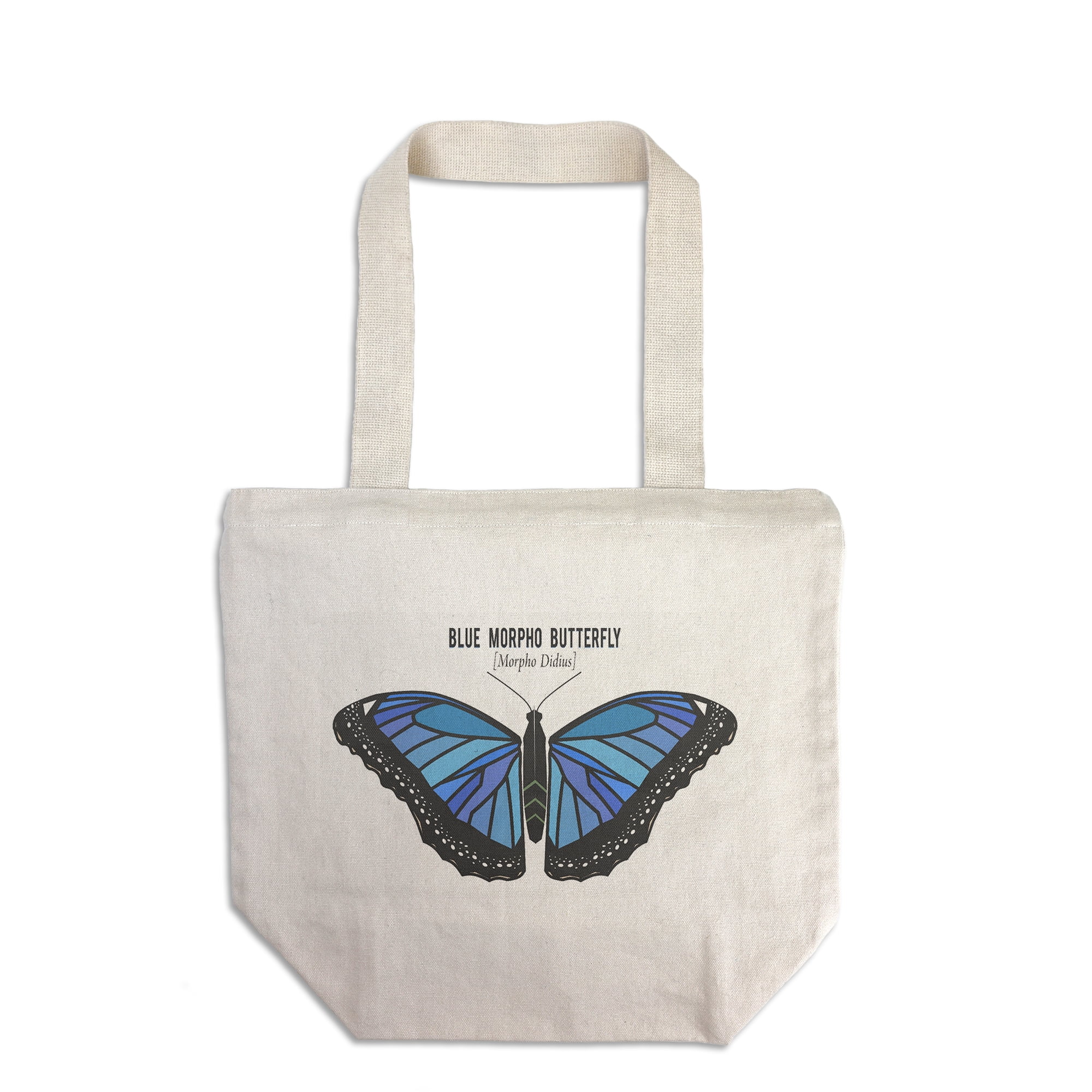 Blue Morpho Butterfly, Specimen (100% Cotton Canvas Reusable Tote Bag ...