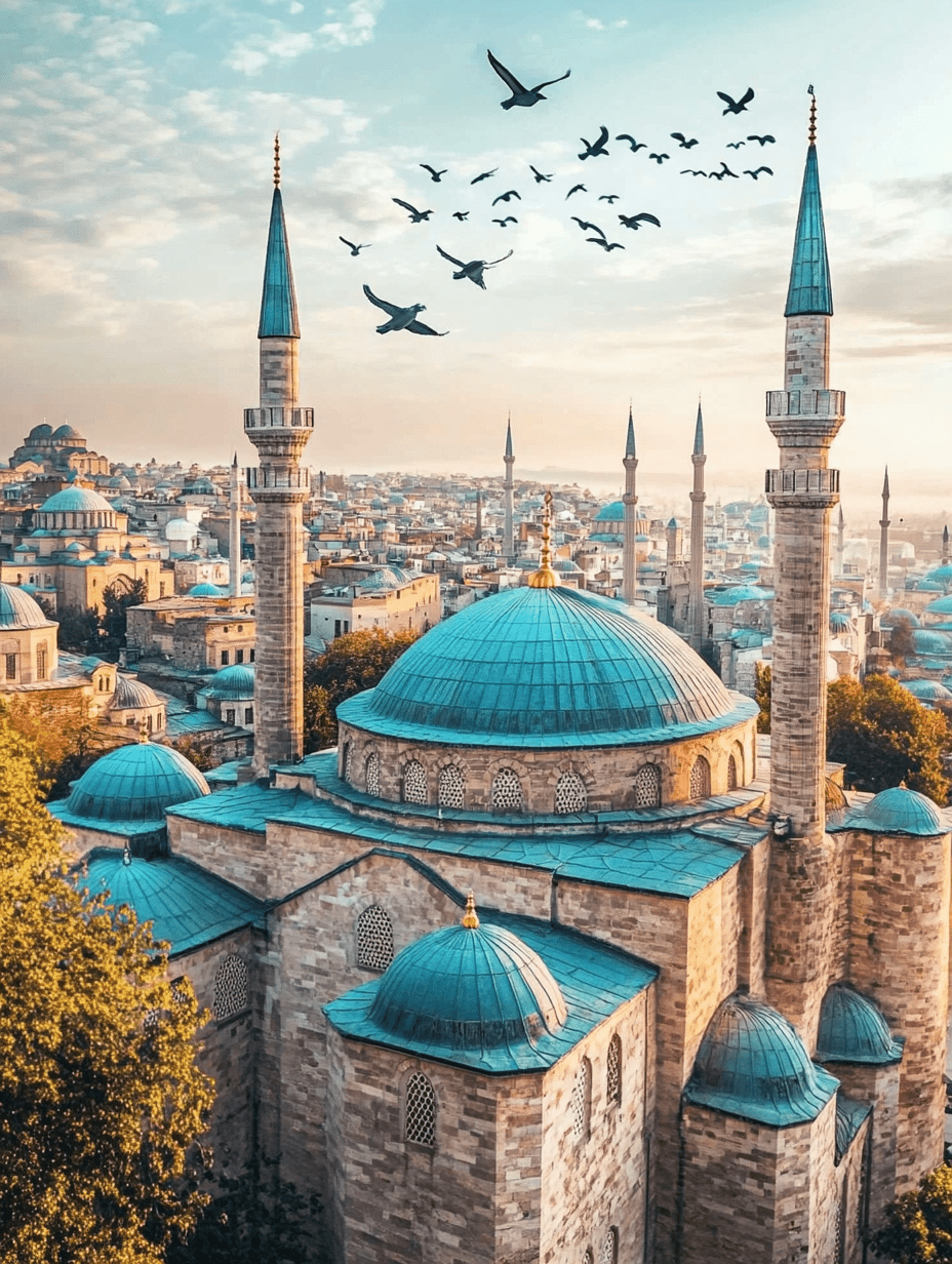 Blue Mosque Istanbul Canvas Print/Wall Art， Suitable for Living Room ...