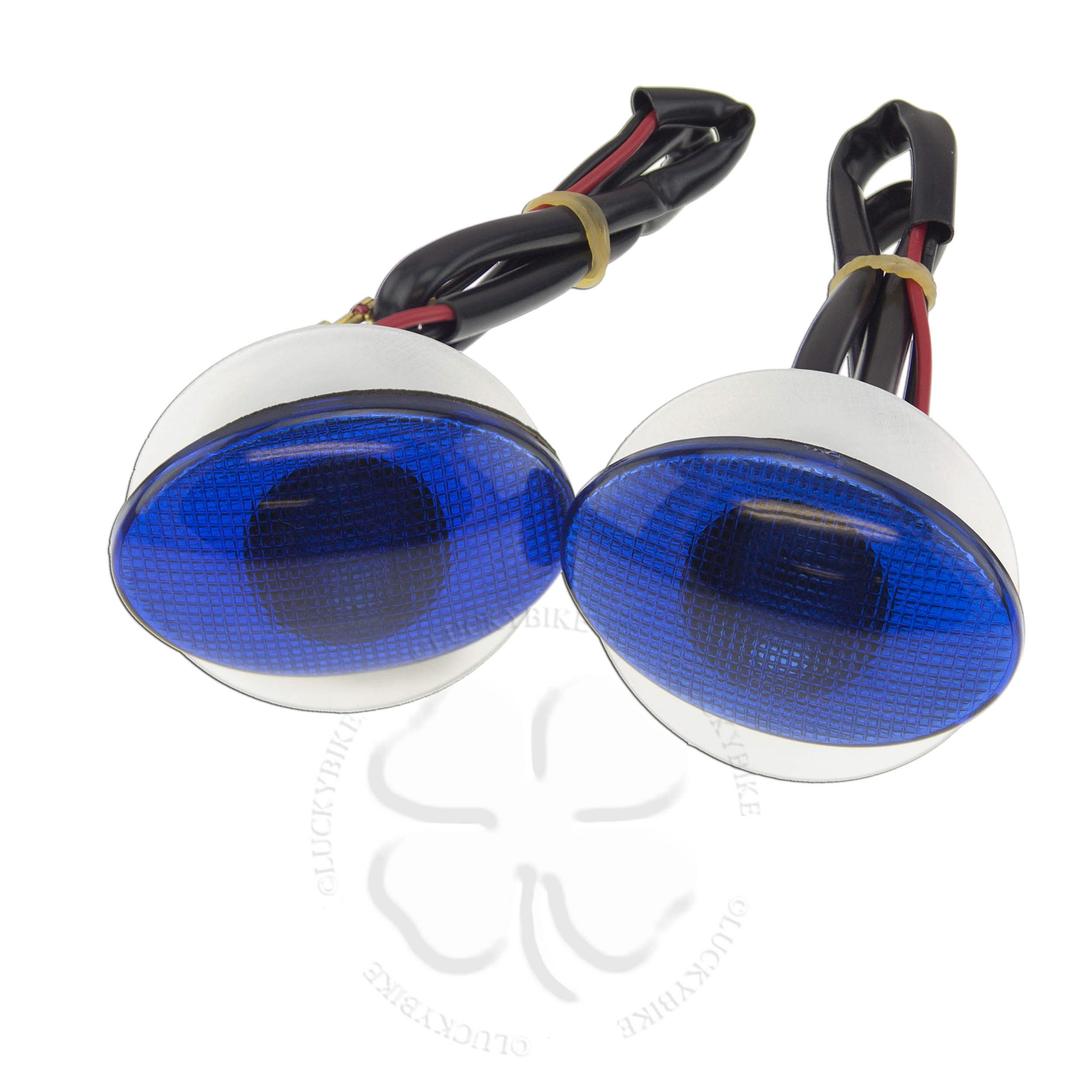 Blue Motorcycle Flush Mount Turn Signal Suzuki GSXR Honda CBR Kawa ...