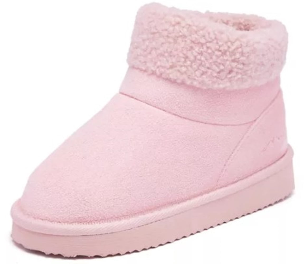 Blue Mountain 472-30006 Girl's Boot Slipper Pink Size 2-3 - Walmart.com