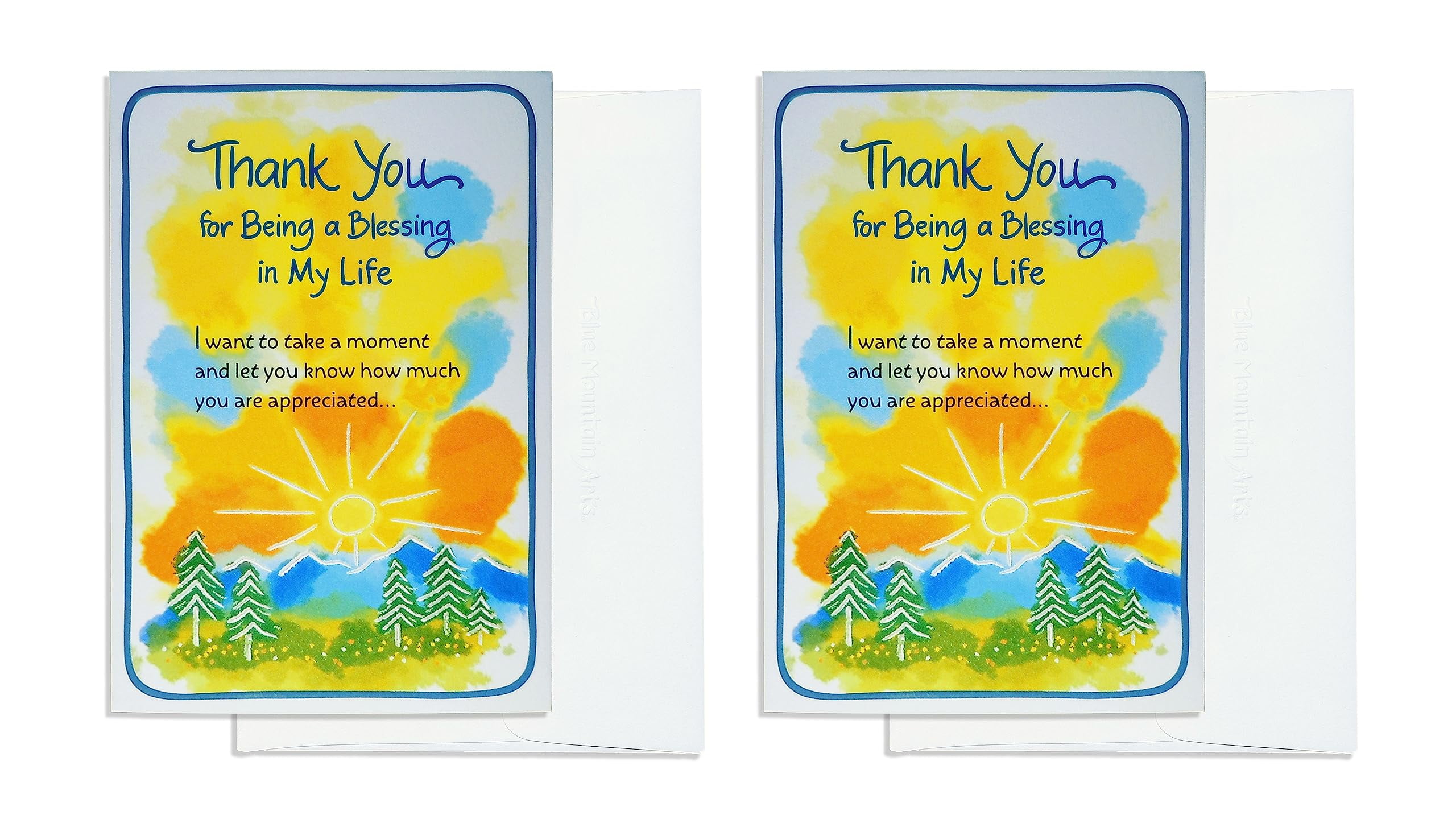 Blue Mountain Arts Appreciation Card 2-Pack-Heartfelt Message of ...