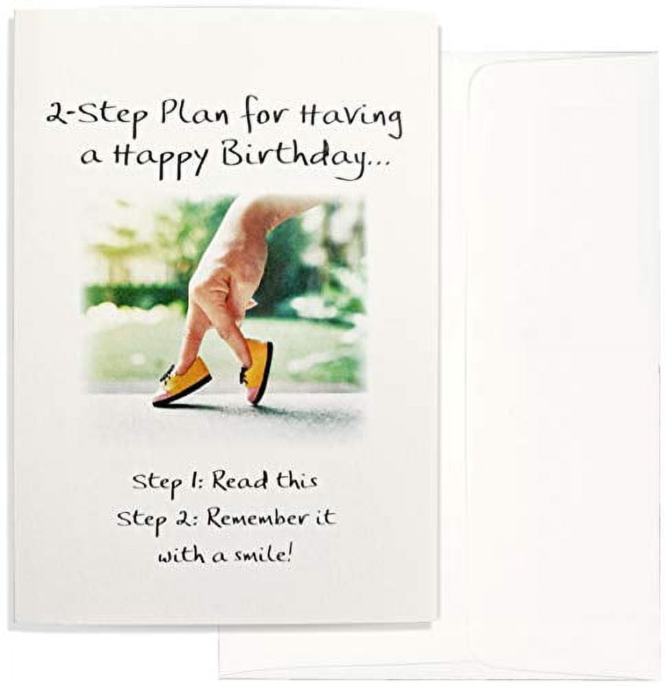 Blue Mountain Arts Greeting Card “2-Step Plan for Having a Happy ...