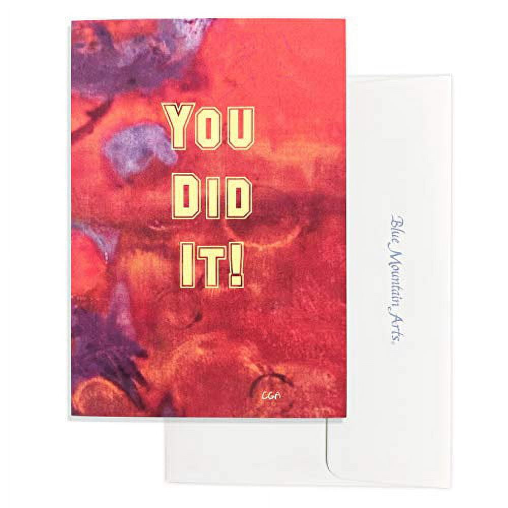 Blue Mountain Arts Greeting Card “You Did It!” Is the Perfect Way to ...