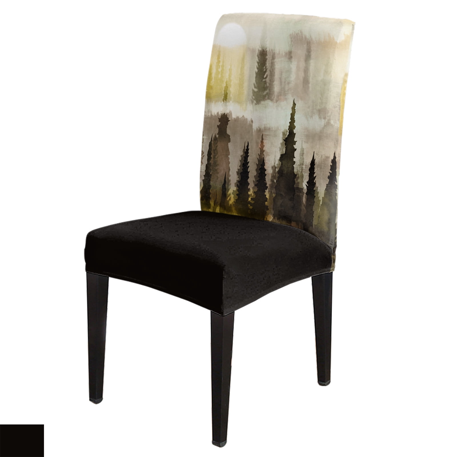 Blue Mountain Forest Mist Chair Cover 4pcs Big Elastic Seat Protector ...