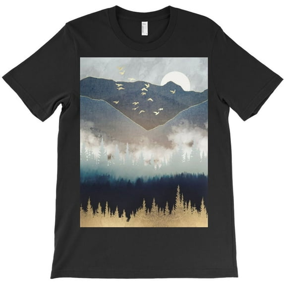 Blue Mountain Mist Funny Nature Hiking Camping Graphic Novelty H30504 T ...