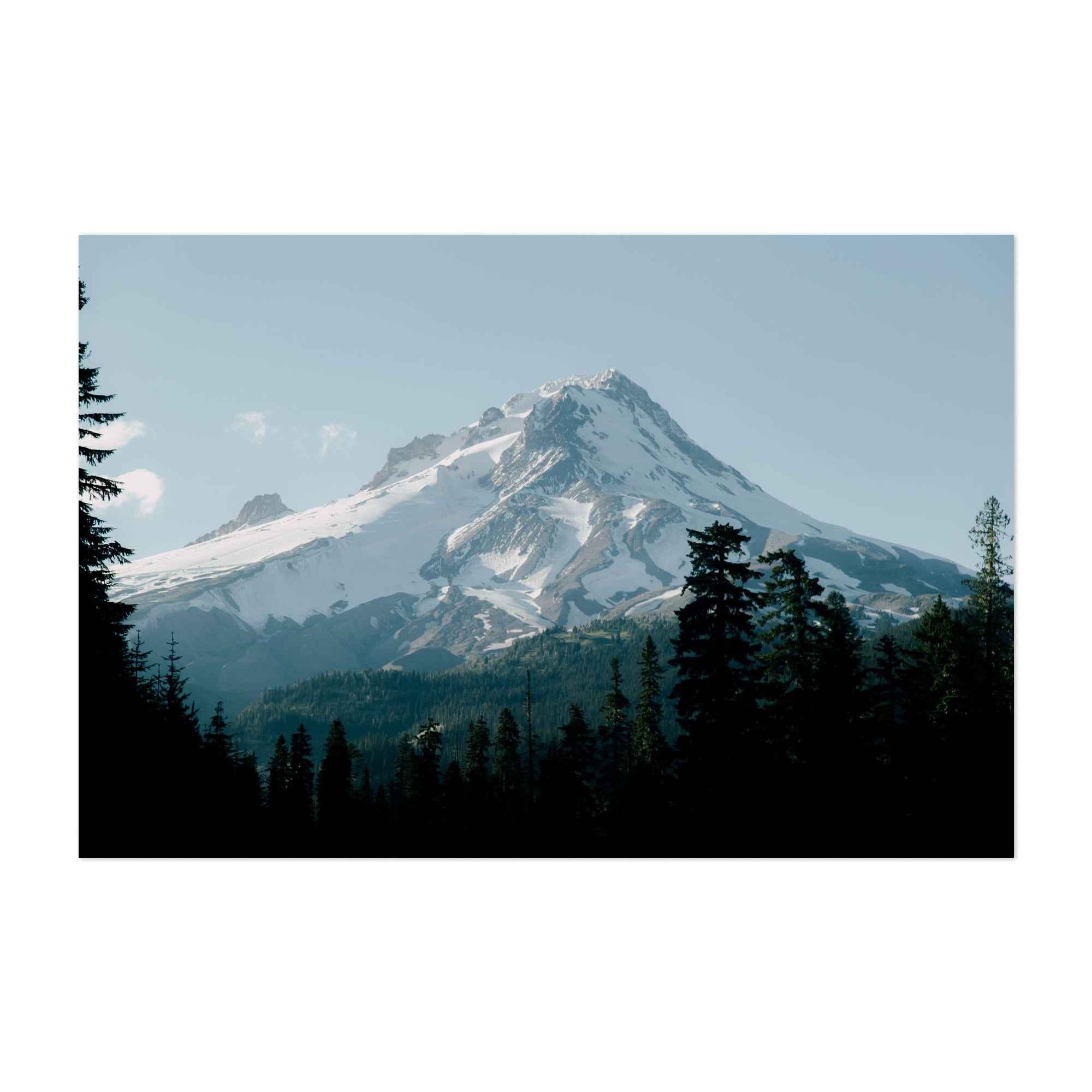 Blue Mountain Peak - Oregon Photography Mountain Snow Nature Landscape ...