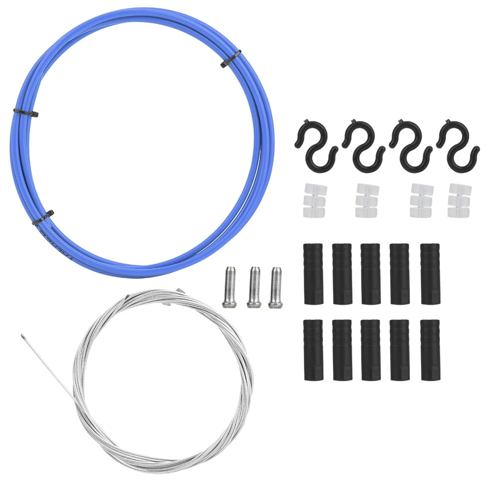 Blue Mountain Road Bike Shift Gear Cable Housing & Hose Caps Kit for ...
