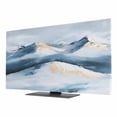 Blue Mountain TV Dust Cover 75 Inch, Abstract Sky Snow Scenery Gradient ...