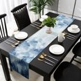 Blue Mountain Table Runner 90 Inches Long - Misty Forest Nature ...