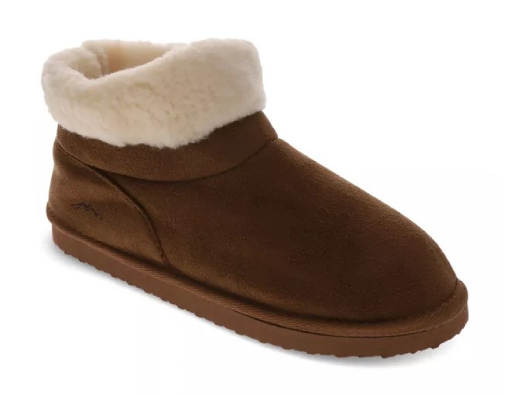 Blue Mountain Women's Memory Foam Bootie Slippers, Indoor & Outdoor ...
