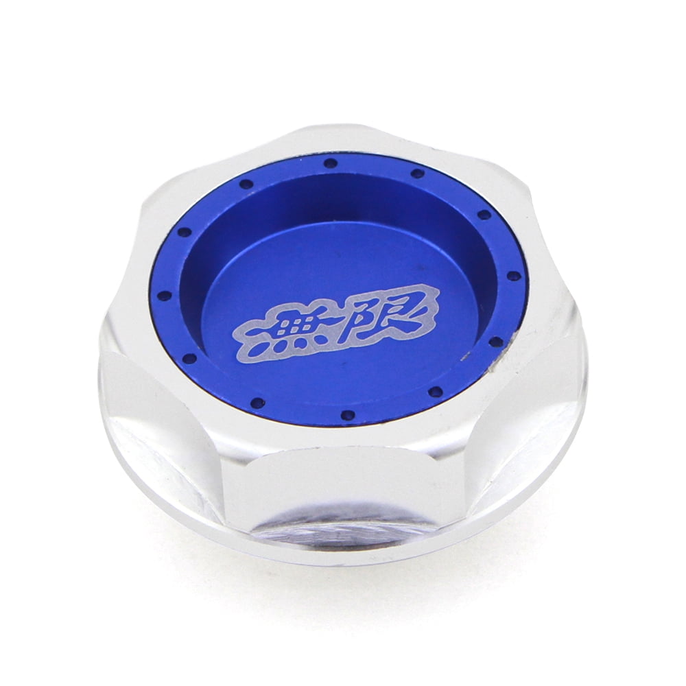 Blue-Mugen Aluminum Engine Oil Cap, Valuable Cover for Honda Civic Fit ...