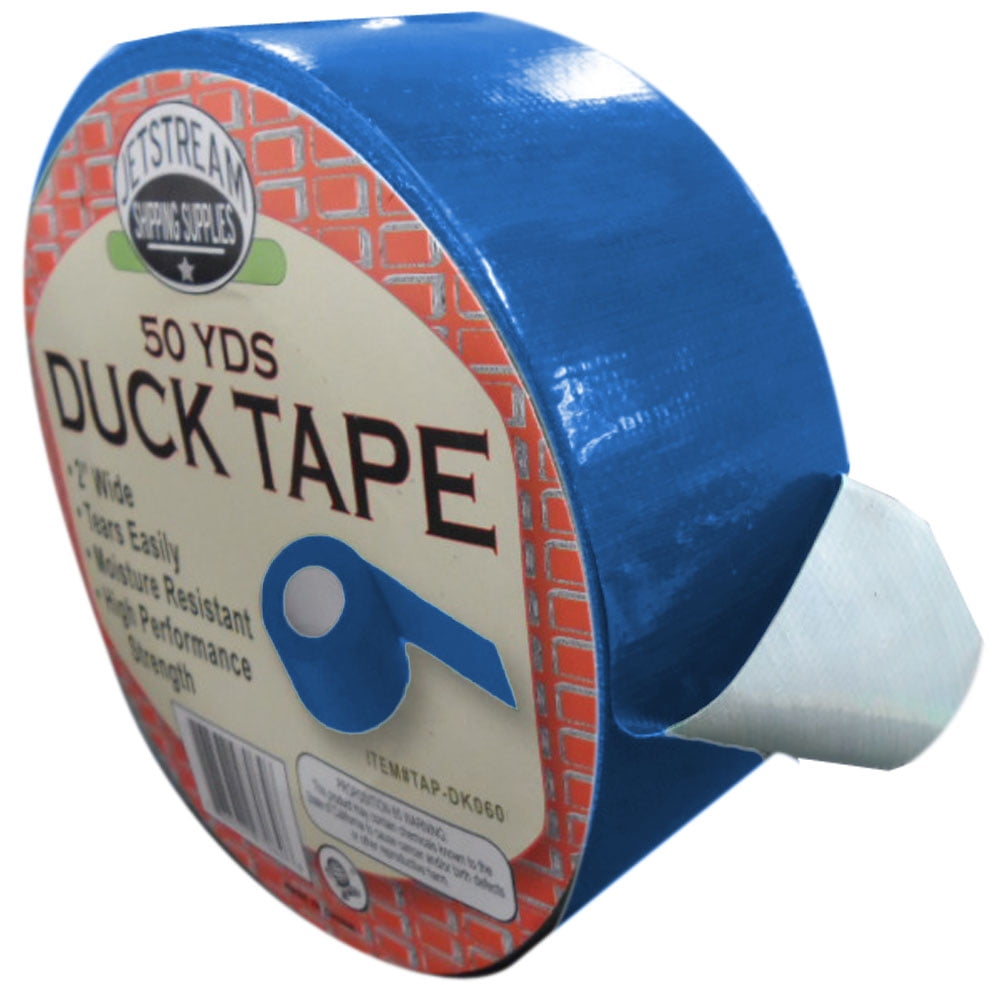 Blue Multi-Purpose Duct Tape, 2-Inch Wide x 50 Yards Long (Jetstream ...