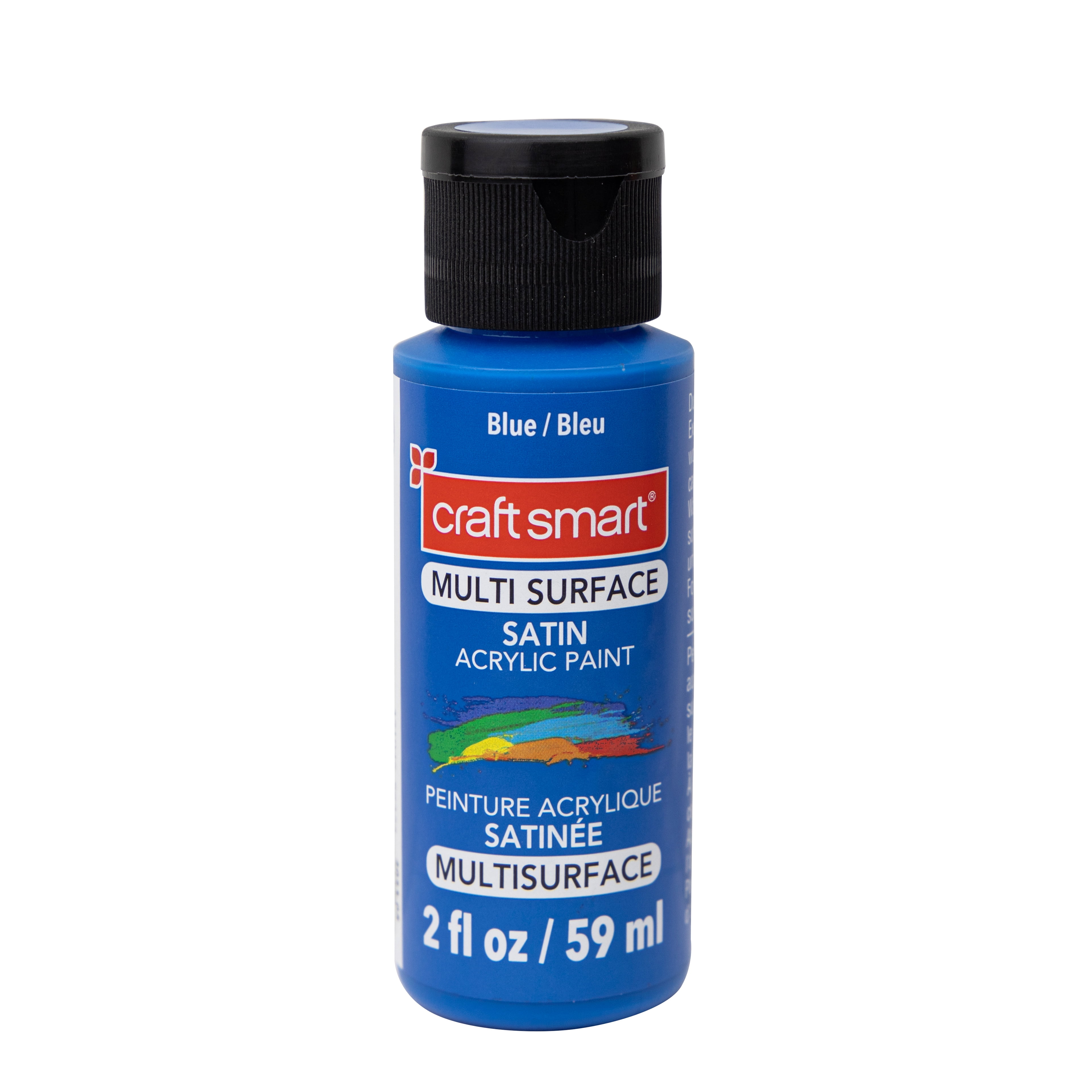 Blue Multi-Surface Premium Satin Acrylic Paint by Craft Smart - Water ...