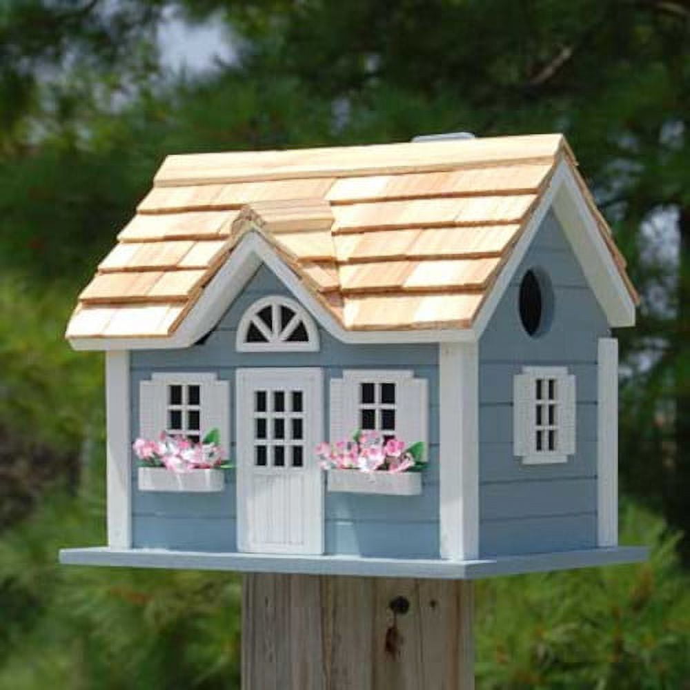 Blue Nantucket Cottage Bird House - Walmart.com