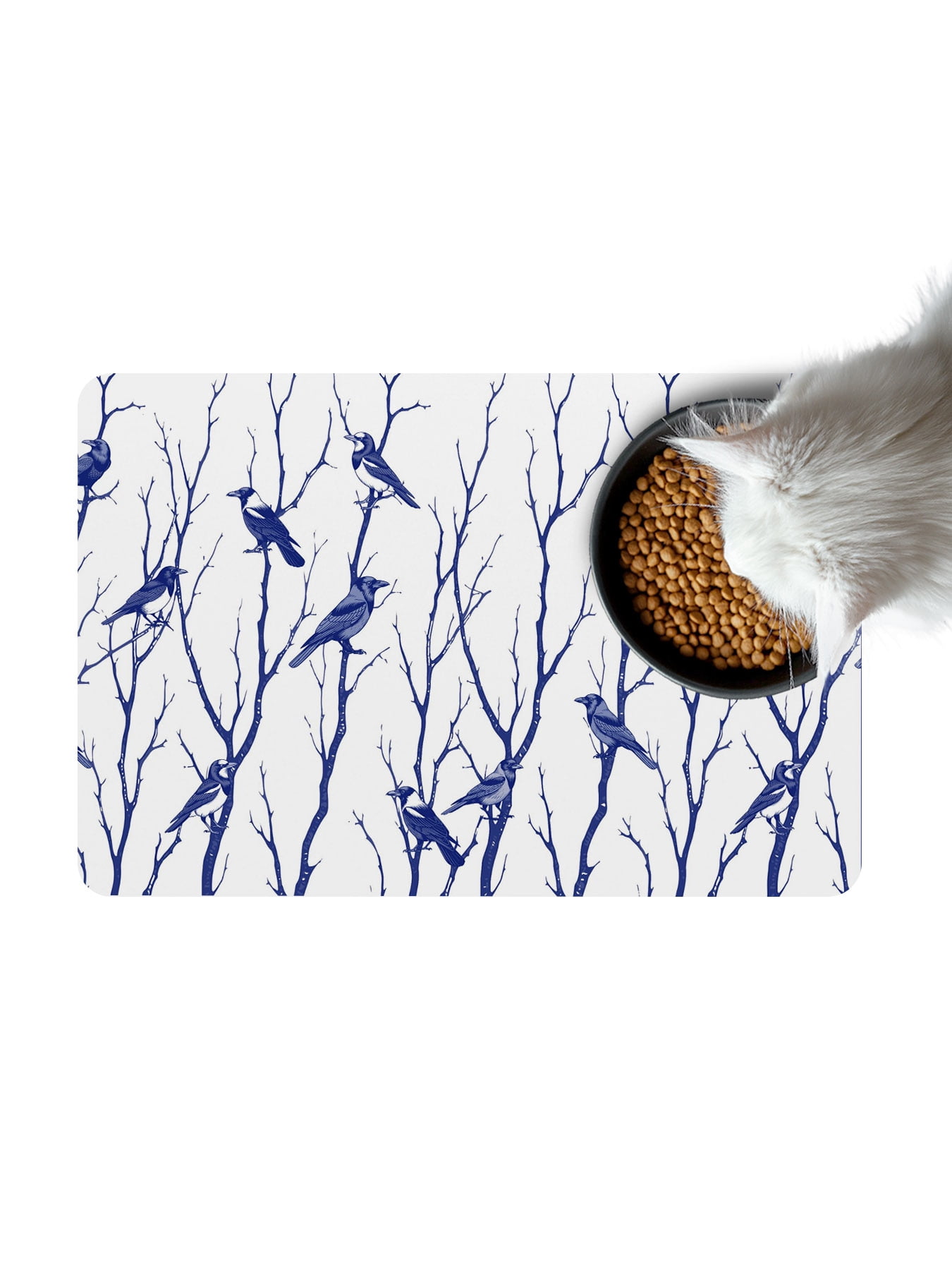 Blue Navy Branches Doormat Non Slip Diatomaceous Earth Door Mat ...