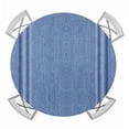Blue Navy Striped Round Table Cover, Fabric Texture Ocean Vintage Style ...