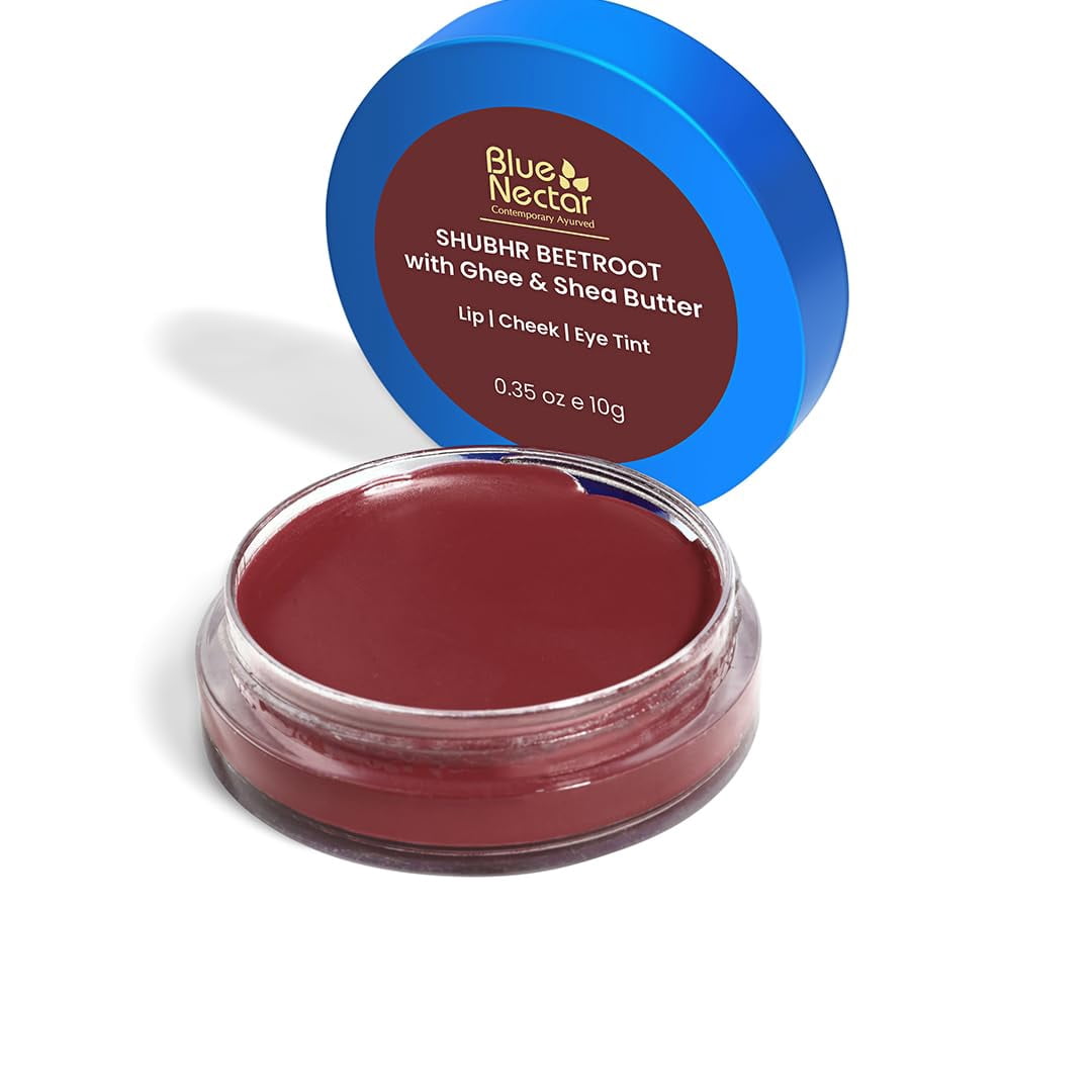 Blue Nectar Lip, Cheek & Eye Tint | With Nourishing Ghee, Shea Butter ...