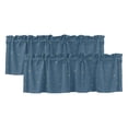 Blue Night Sky 2 Panels Kitchen Valance, Country Coastal Nautical ...