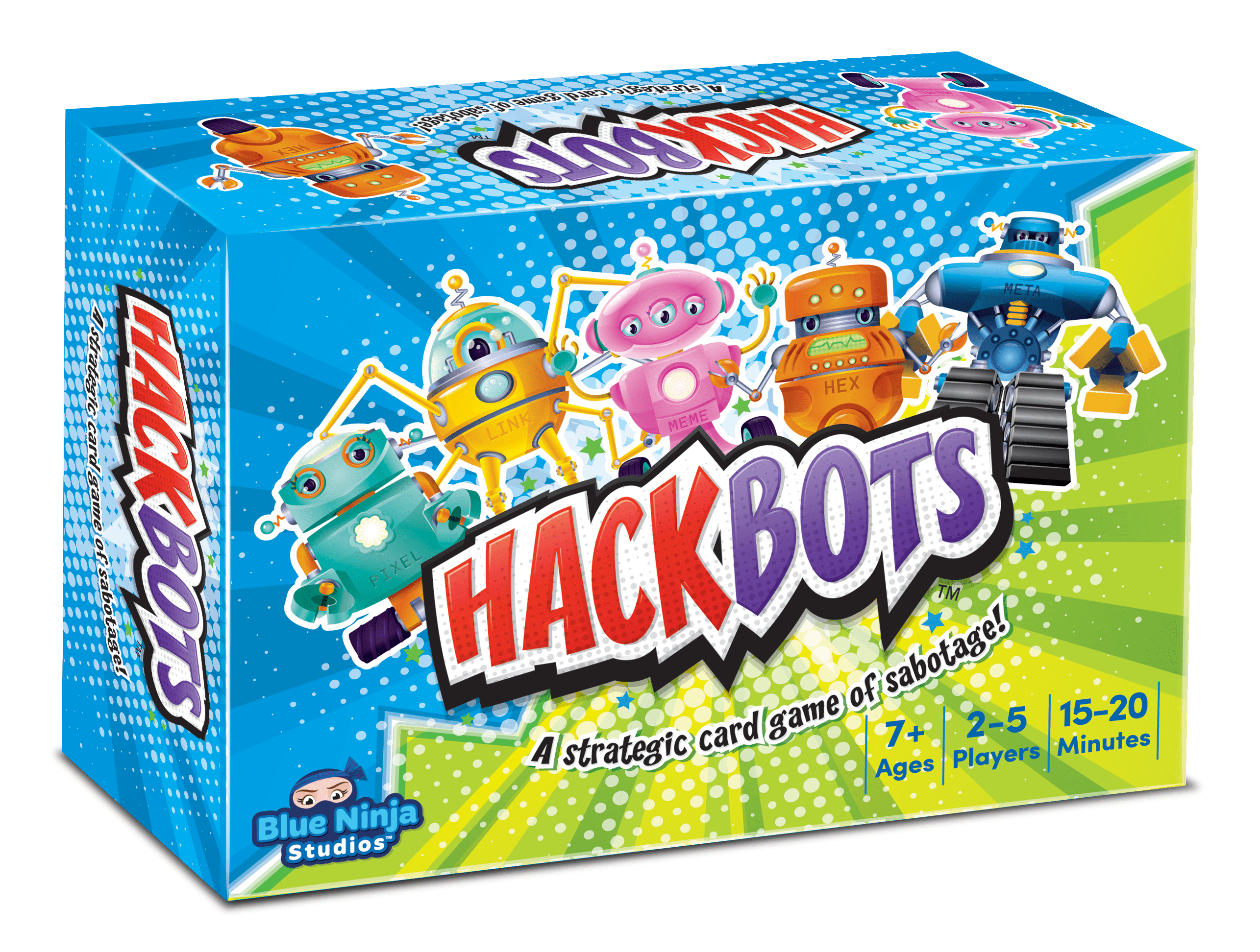 Blue Ninja Studios - HackBots Family Strategy Card Game - Walmart.com