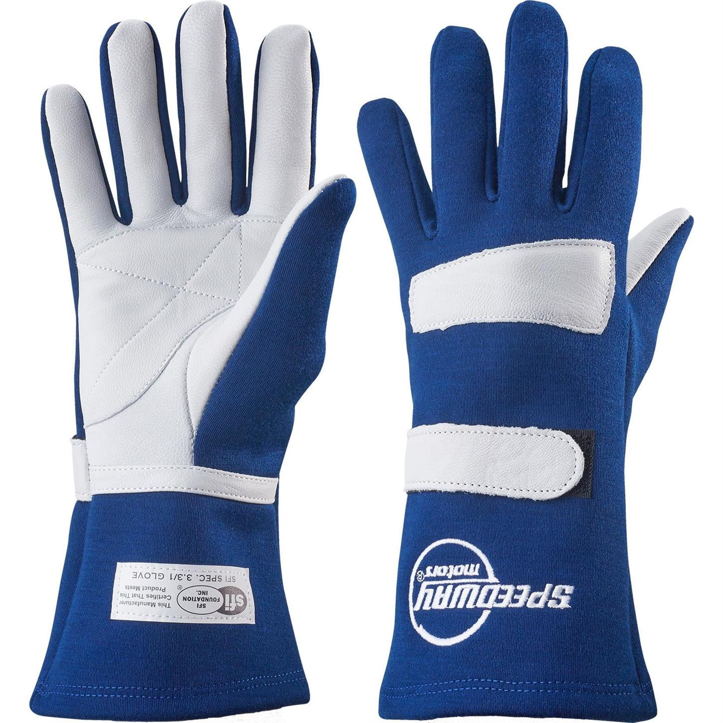 Blue Nomex Racing Gloves, Size S, SFI-1, Leather Palm - Walmart.com