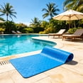 Blue Non Floating Pool Ladder Mat, Non-Slip Step Pad, Waterproof PVC ...
