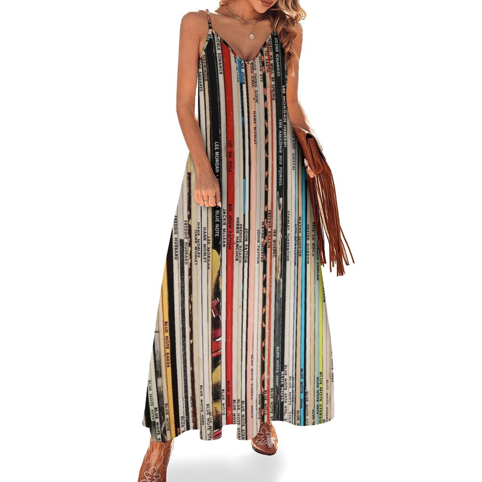 Blue Note Vinyl Collection Sleeveless Dress women's clothing trend ...