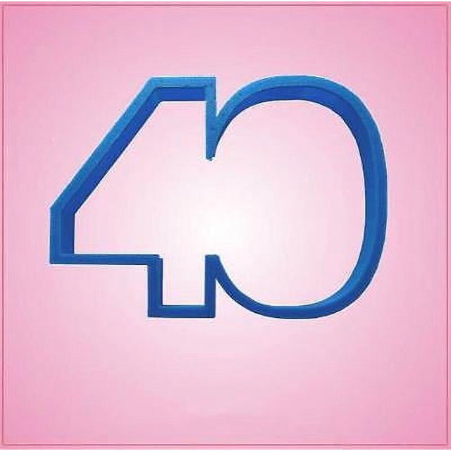 Blue Number 40 Cookie Cutter - Walmart.com