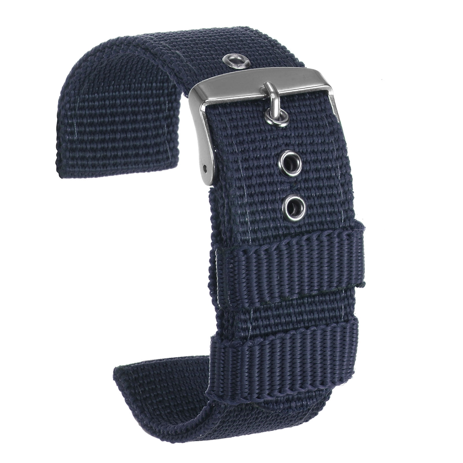 Uxcell Blue Nylon Watch Band 22mm Width Soft and Comfortable Nylon ...