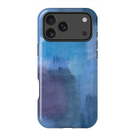 Blue Ocean Abstract Painting Waves and Sky for iPhone 17 to 11 Pro Max ...