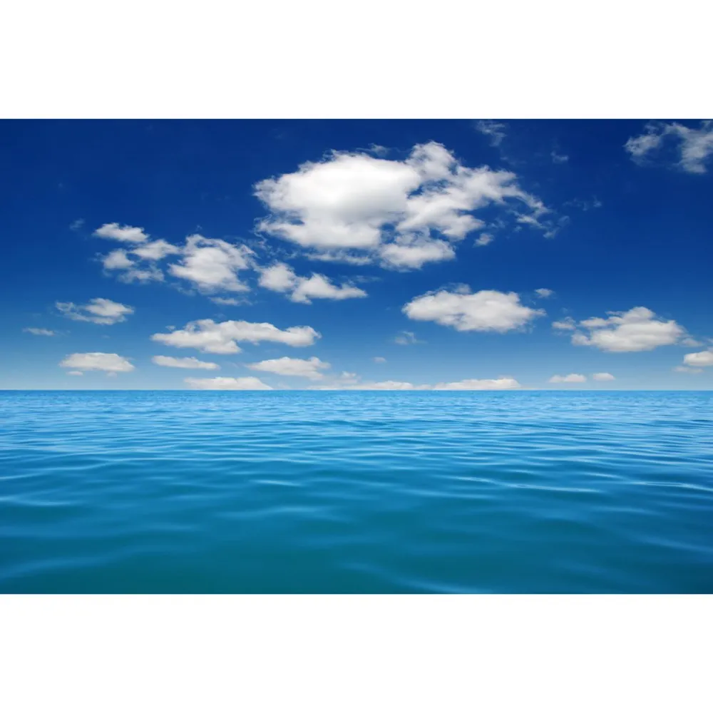 Blue Ocean Beach Backdrop Tropical Summer Background Ship Boat Wharf ...