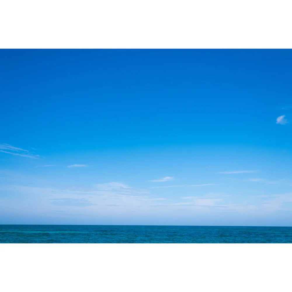 Blue Ocean Beach Backdrop Tropical Summer Background Ship Boat Wharf ...